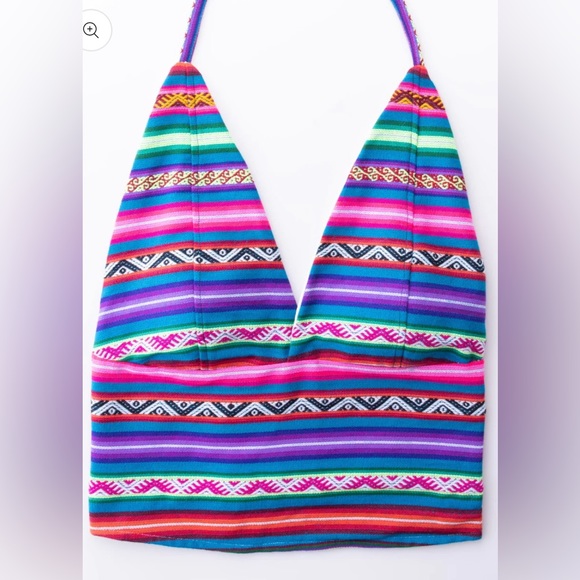 Tops | Pop Andino Brand Backless Halter Top | Poshmark